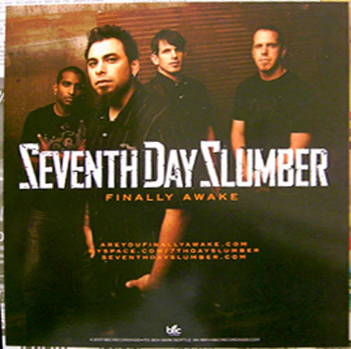 SEVENTH DAY SLUMBER Finally Awake promo Poster FLAT 2007 -- 2-SIDED | eBay