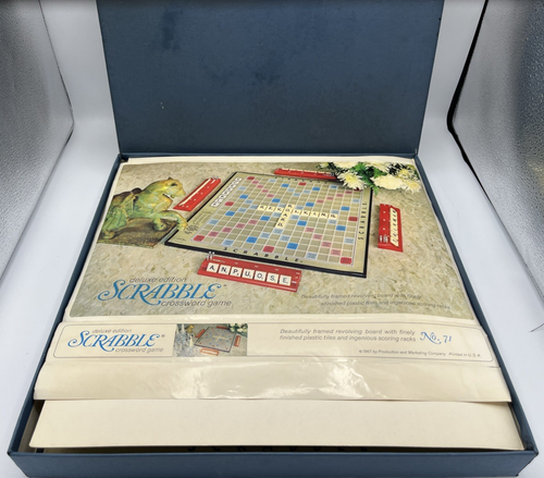 1967 Scrabble Deluxe Edition No 71 Selchow & Righter Complete | eBay UK