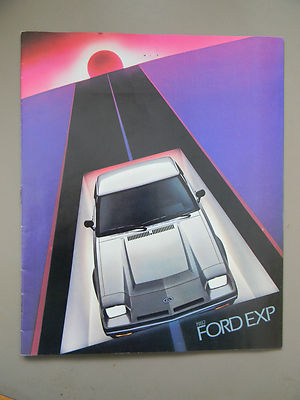 Ford EXP Sport Coupe Sales Brochure - 1982 - 19 Pages | eBay