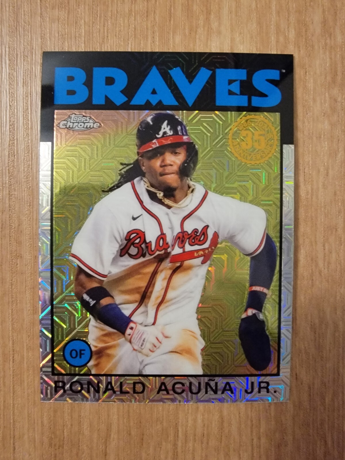 2021 Topps Series 1 Ronald Acuna Jr. Silver Pack 1986 Mojo Refractor | eBay