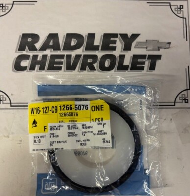 NEW GM OEM ENGINE CRANKSHAFT CRANK SEAL- GENERAL MOTORS GMC 12665076 | eBay