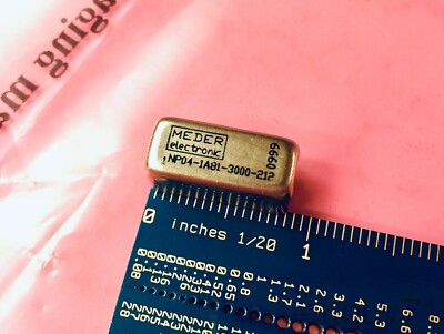 2pcs MEDER Ultra low power SPST Reed Relay, 3000 ohm 4-5V coil, 0.5A ...