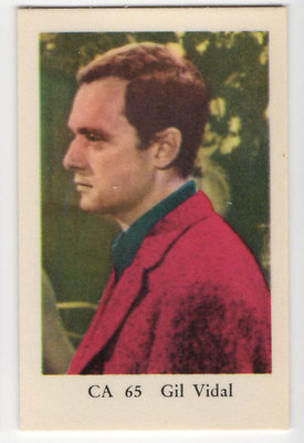 1960s Swedish Film Star Card CA 65 French Actor Gil Vidal | eBay