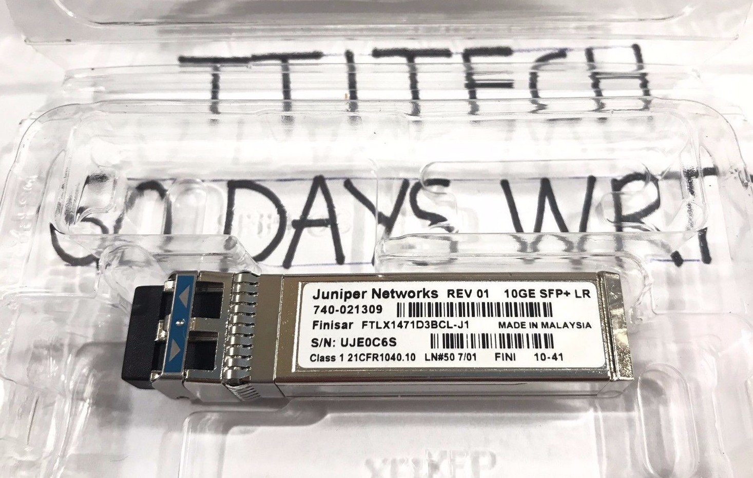 NEW Juniper EX-SFP-10GE-LR 740-021309 SFPP-10GE-LR 1310nm 10km 10Gb ...