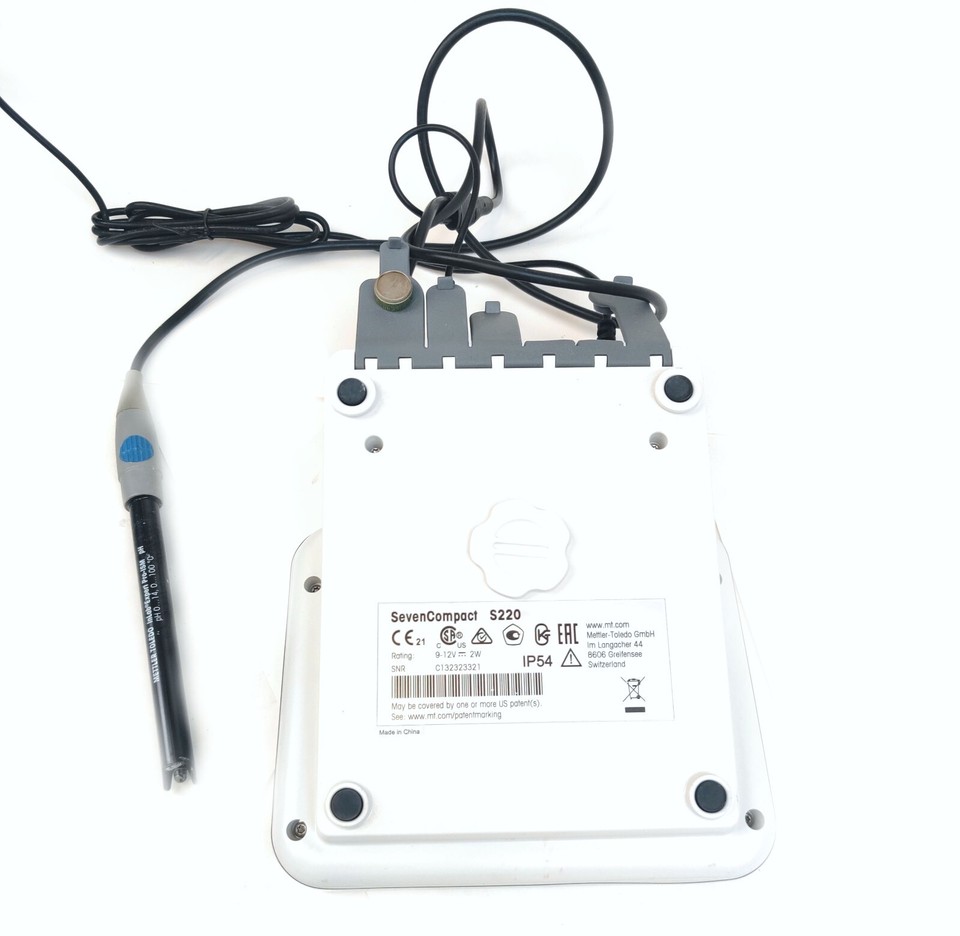 Mettler Toledo S220 SevenCompact pH/Ion Benchtop Meter w InLab Expert ...