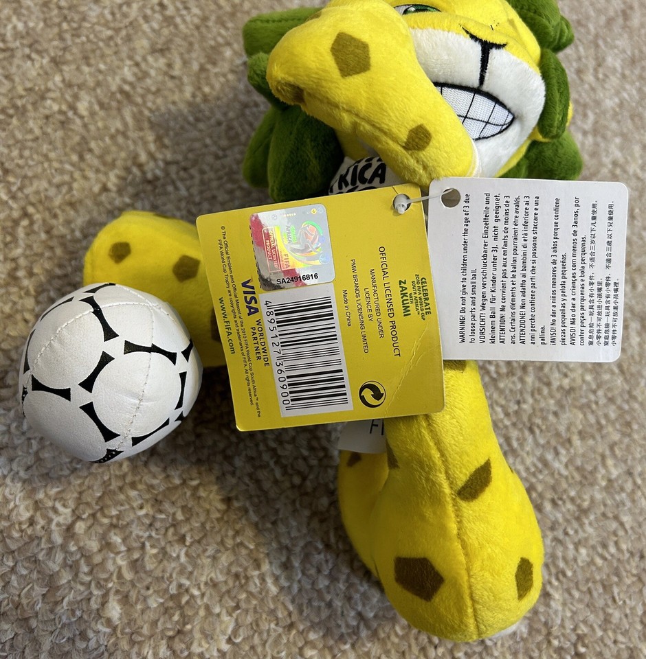 Official 2010 FIFA World Cup South Africa Mascot Zakumi Plush Toy With official-2010-fifa-world-cup-south-africa-mascot-zakumi-plush-toy-with