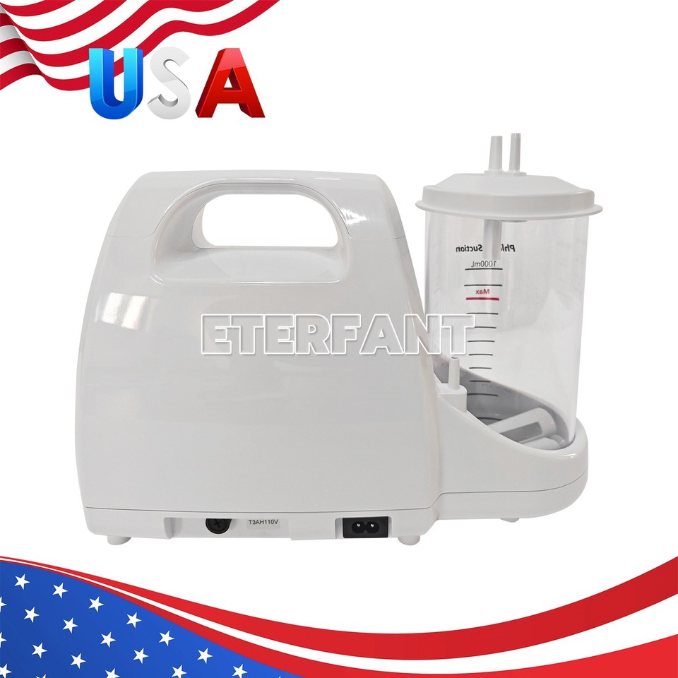 Portable Dental Suction Machine Oral Emergency Vacuum Phlegm Suction ...
