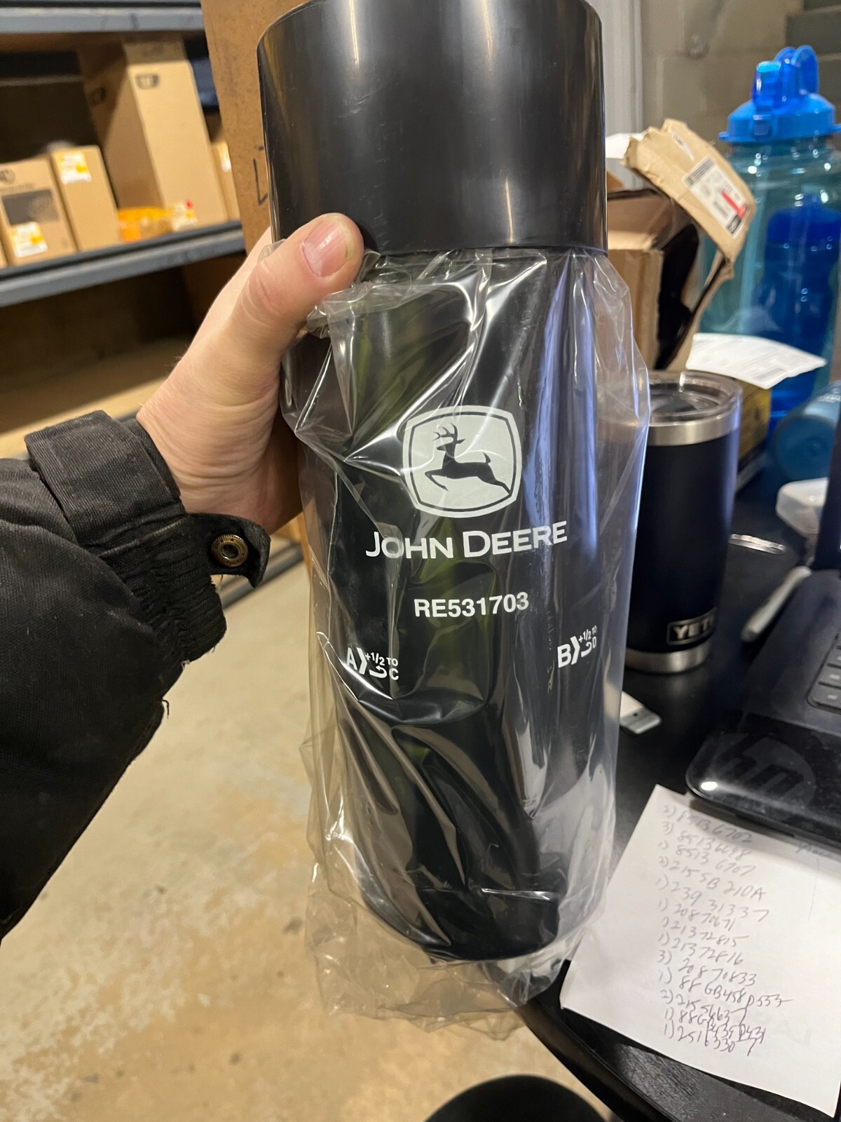 John Deere Fuel Filter RE531703 J250 for sale online | eBay