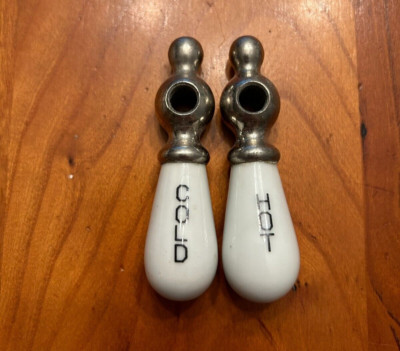 Plumbing - Antique Porcelain Faucet Handles