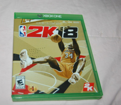 NBA 2K18: Legend Edition Gold Xbox One Series X Shaq Basketball Game ...