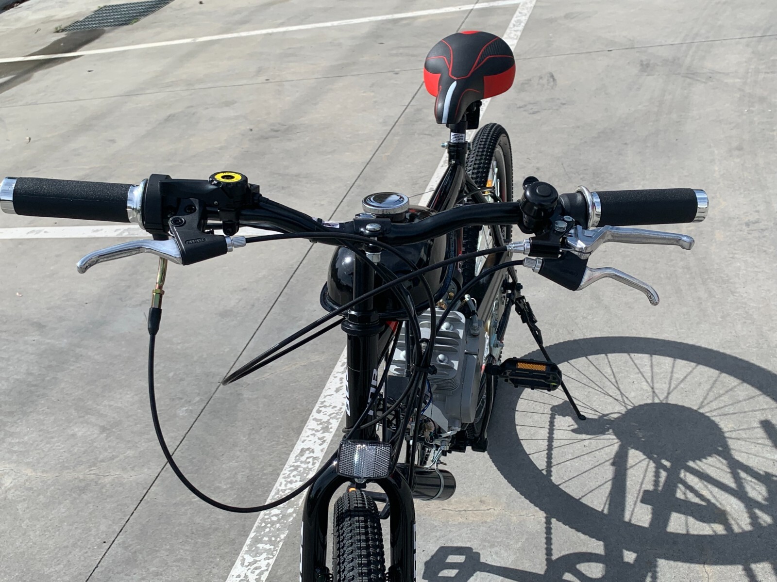 DIY 80CC 100CC MOTORISED PUSH BIKE ENGINE MOTOR KIT WITH 27.5" BICYCLE ...