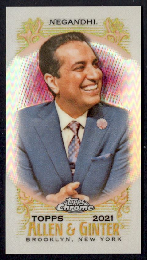 KEVIN NEGANDHI 2021 Topps Allen & Ginter Chrome Mini Refractor Card ...