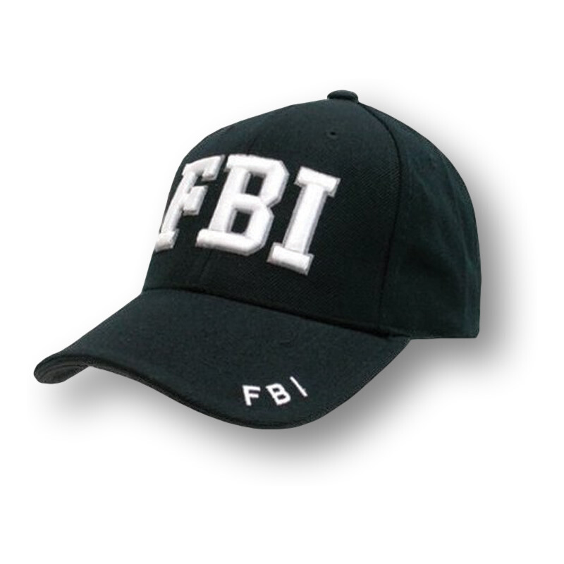 Black Baseball Cap - FBI SWAT ARMY SECURITY Cap Hat - New 100% Cotton ...