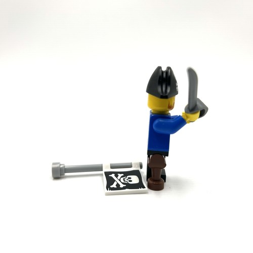 LEGO Pirate Blue Jacket Peg Leg Flag minifigure Pirates 10679 | eBay