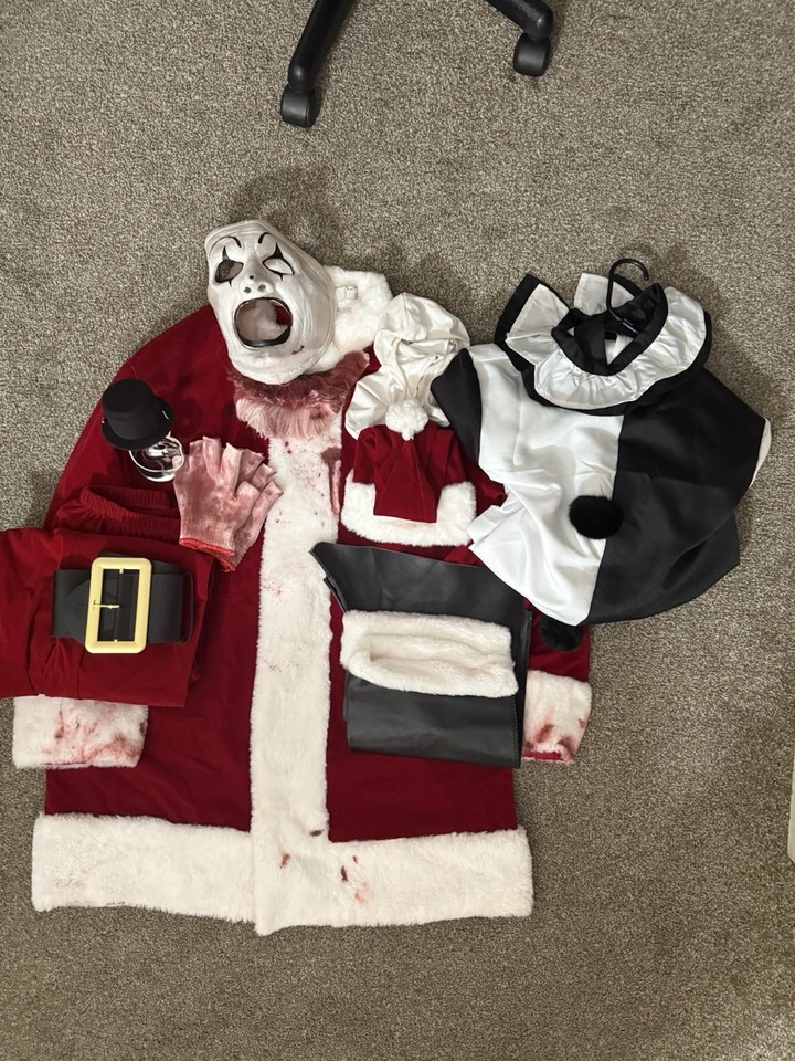 Art The Clown Suit Terrifier 3 Cosplay Costume Halloween Outfit | eBay