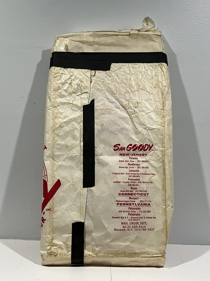 Vintage 1960’s/70’s Sam Goody Record Store Paper Shopping Bag | eBay