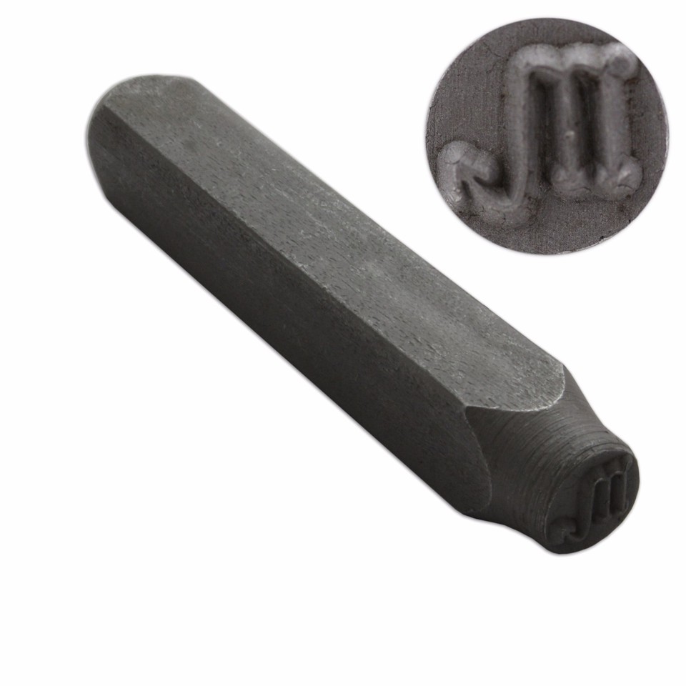 6mm Various Metal Design Stamp Punch Skull Peace Paw Zodiac Punches ...