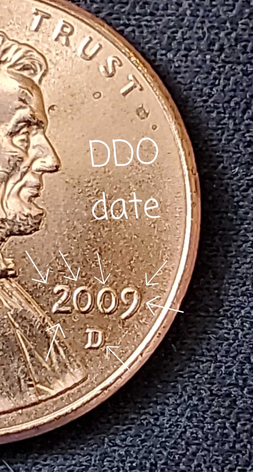 2009-D-Error- Lincoln Penny, Zinc, DDO-DDR, Stuck Through Oil | eBay