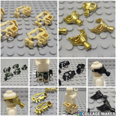 5x UTILITY BELTS OR GAS MASK Lego Minifigures - Army Gun Holster Weapon ...