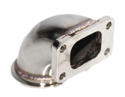 90 Degree Stainless Adapter turbo charger T3 flange to 3” V band Flange ...