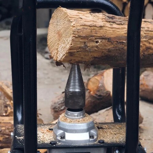 Electric Wood Splitter with Automatic Motor To Break and Split Firewood ...