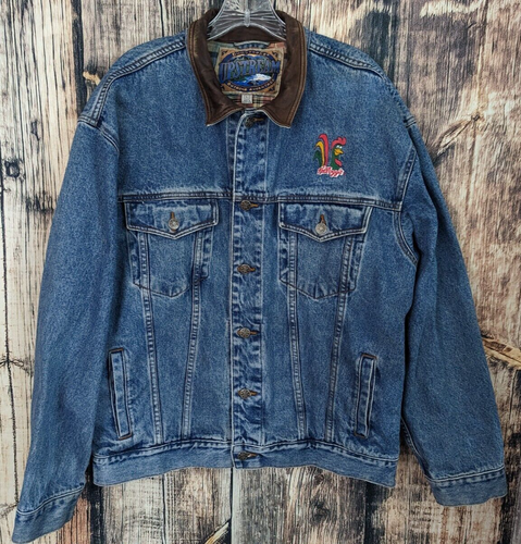 VTG Kellogg’s Corn Flakes Denim Jacket Mens L Dunbrooke Upstream ...