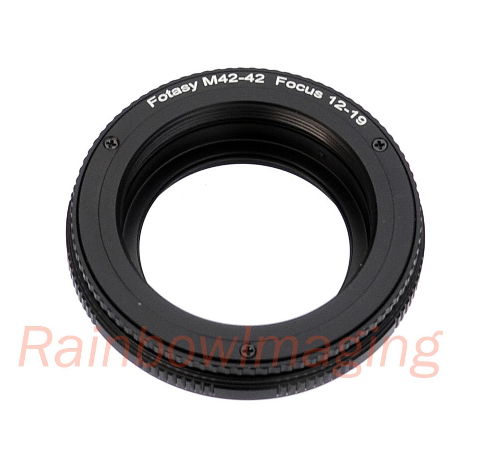 M42 to M42 42mm Screw Mount Adjustable Macro Focusing Helicoid 12mm ...