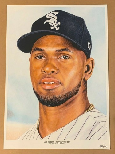 Luis Robert 2020 Topps Baseball Living Set 10x14 Fine Art Print RC #'d ...