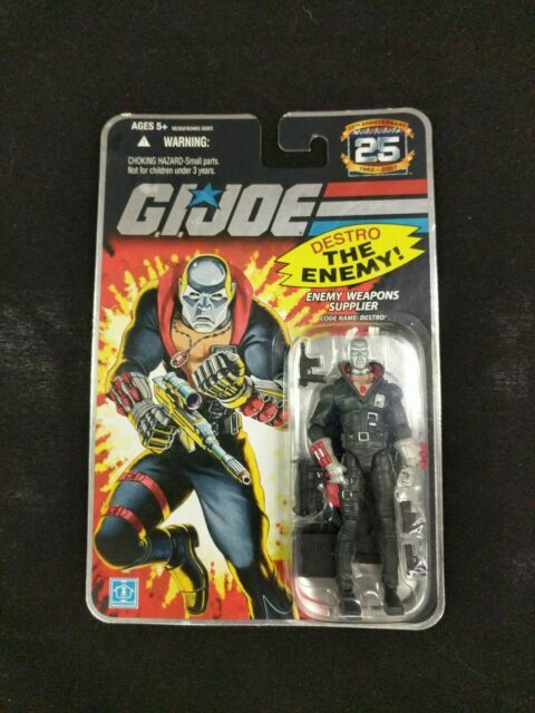 Gi Joe Hasbro 25th Anniversary 3 3/4 Wave 4 Action Figure DESTRO for ...