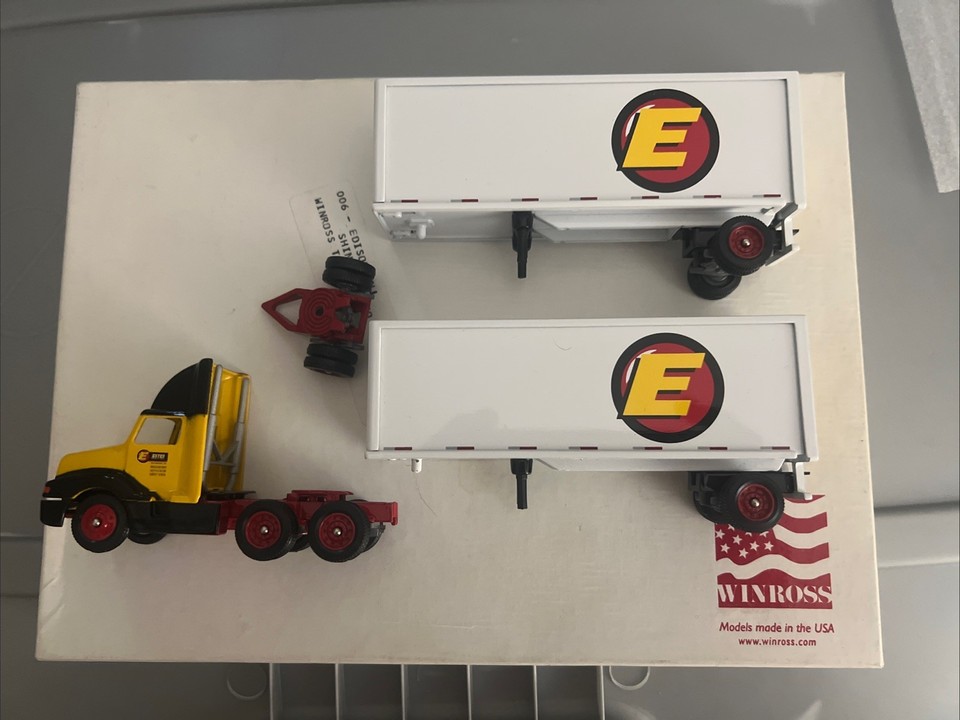 Winross Estes Express Line Truck Double Trailers | eBay