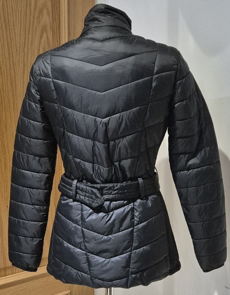 Womens Barbour Intrnational Gleann Fibre down quilt size 8 | eBay UK