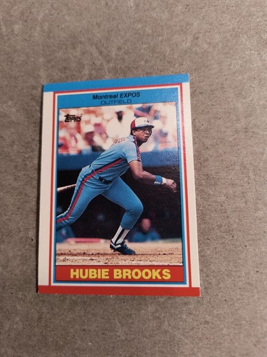 HUBIE BROOKS 1989 TOPPS AMERICAN UK MINIATURE #8 FREE SHIPPING | eBay