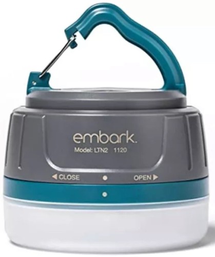 ~EMBARK~ Small Camping Tent Lantern 5 Light Modes High,Med,Low -Water ...