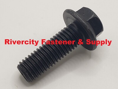 (1) M12-1.75x35 Flange Bolts 12mm x 35mm Screws M12x1.75 x 35 Bolt 12mm ...