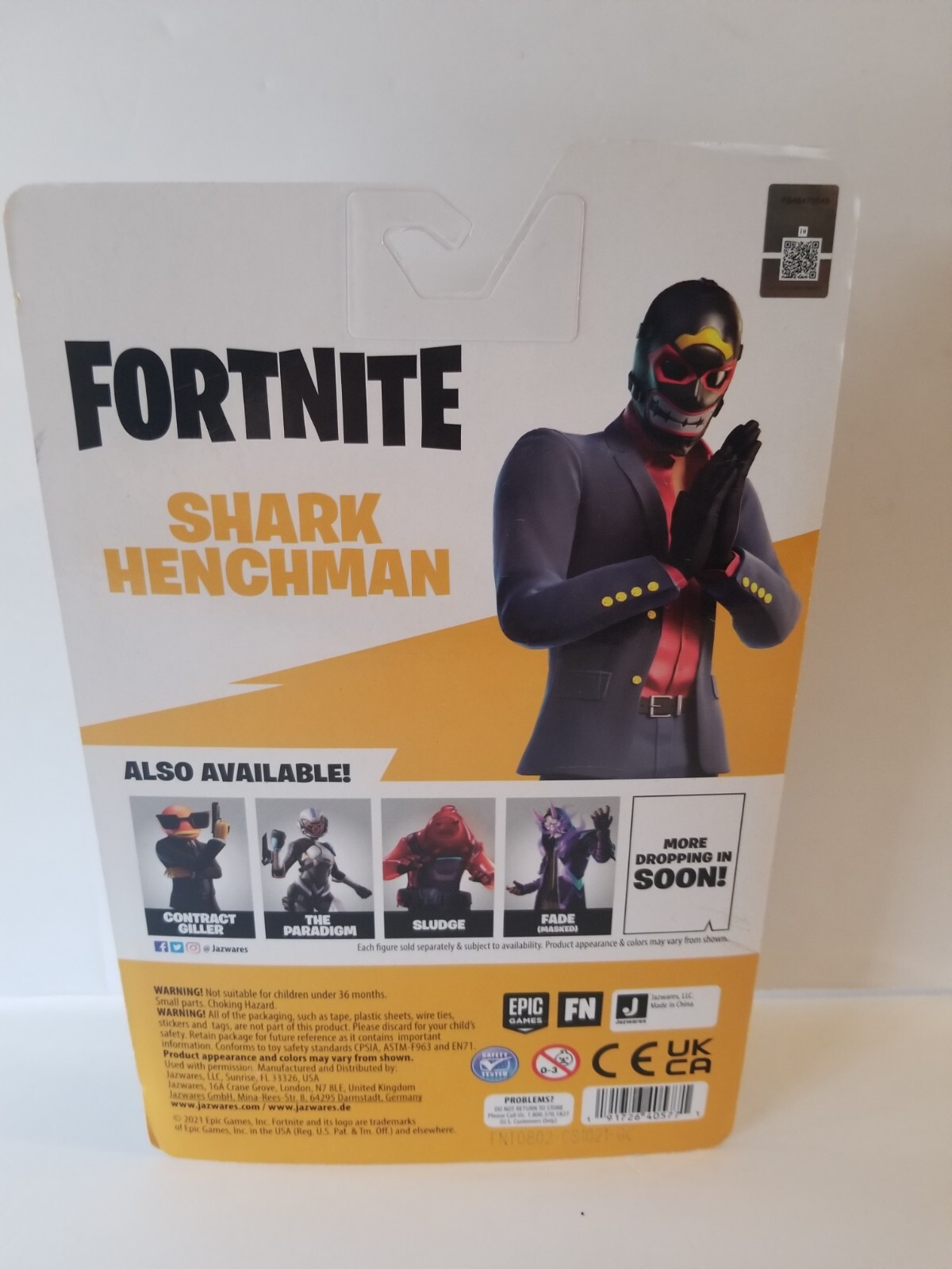 Fortnite Shark Henchman Solo Mode 4” Action Figure Jazwares Epic Games ...