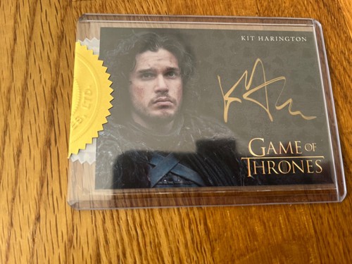 Rittenhouse 2014 Game of Thrones Kit Harington Jon Snow CASE Autograph ...