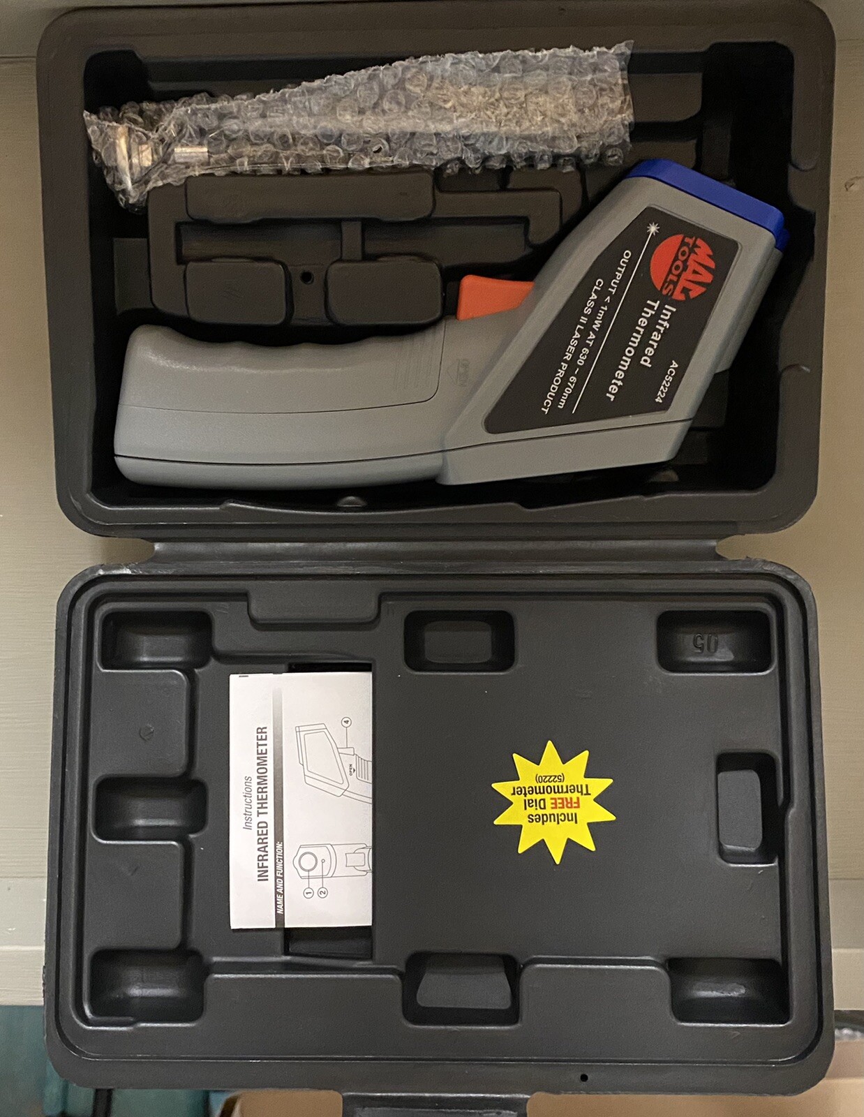 Mac Tools AC52224 Infrared Thermometer W/ Laser | eBay