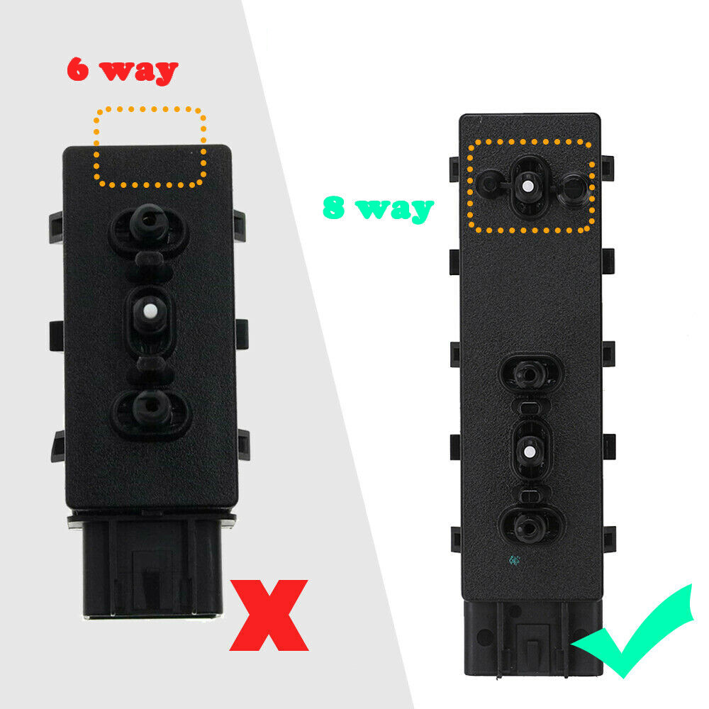 NEW Left Driver 8 Way Power Car Seat Control Switch For Buick Chevy ...