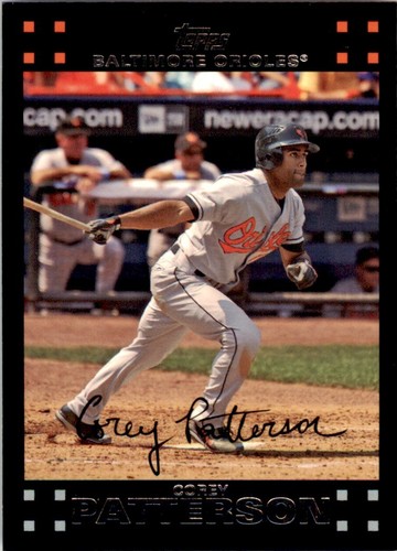 2007 Topps Baseball Corey Patterson . Baltimore Orioles #22 | eBay