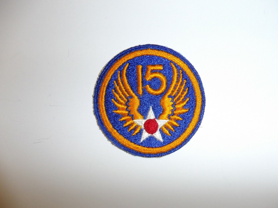 e2791 WW 2 US Original Army Air Force Patch 15th Air Force R13A | eBay