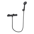 Round Thermostatic Wall Mounted Dual Control Shower Mixer Tap With ...