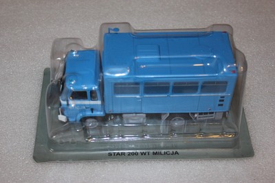 Kultowe Ciężarówki PRL-u Nr 81 - STAR 200 WT MILICJA 1:43 NEW SEALED | eBay