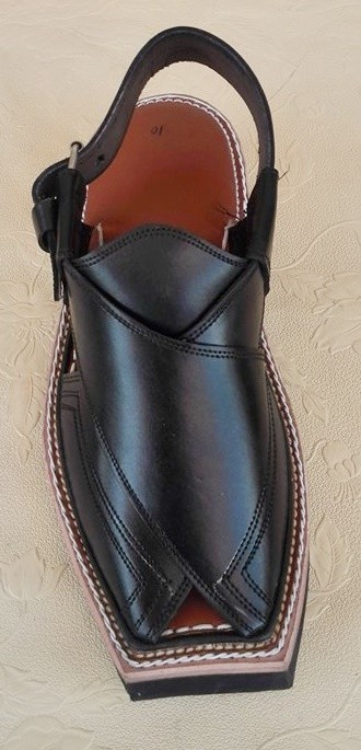 US 6,7,8,9,10,11 MEN'S HANDMADE BLACK LEATHER TRIPLE SOLE PESHAWARI ...