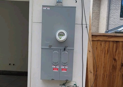 400 / 320 amp meter main disconnect panel Combo Lever Bypass dual 200 ...