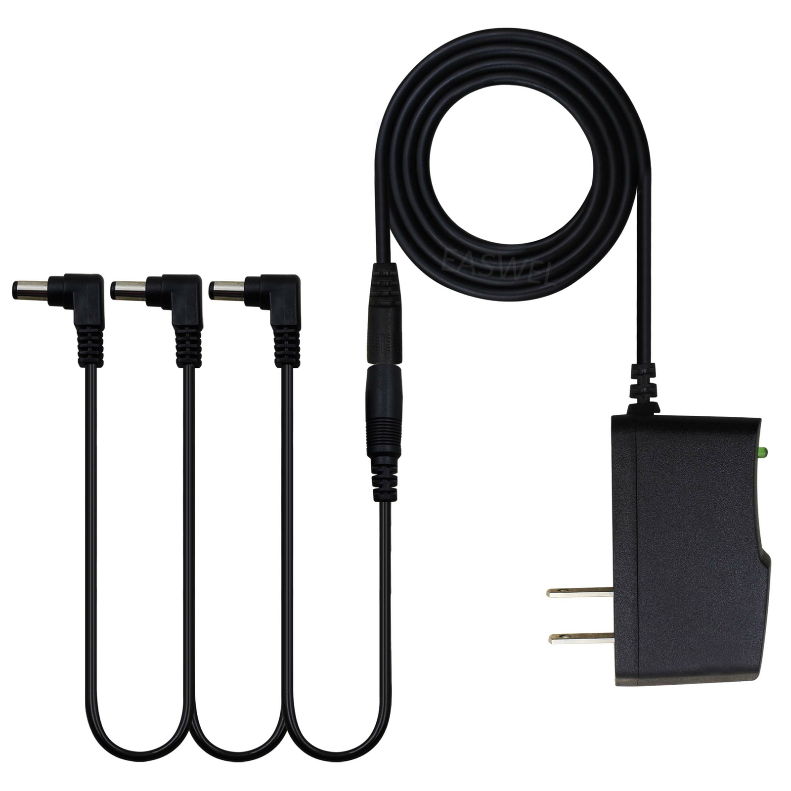 Effects Pedal Power Supply Adapter 3 Way Daisy Chain for Visual Sound 1 ...