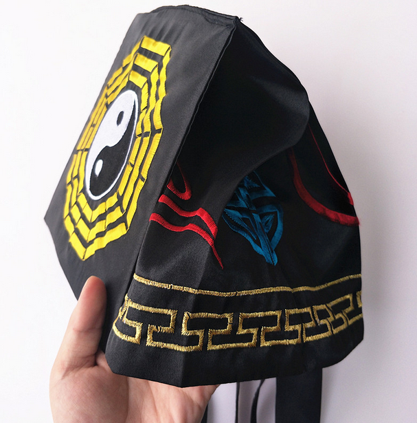Taoist hat, yin and yang, gossip hat, Taoist crown and robes, three ...