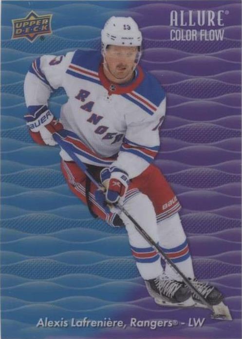 2023-24 Upper Deck Allure - Color Flow Alexis Lafreniere #CF-10 Blue ...