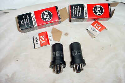 2 NOS RCA 6SF7 Tubes tested | eBay