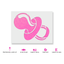 Baby Shower Pacifier Stencil - Durable & Reusable Mylar Stencils | eBay