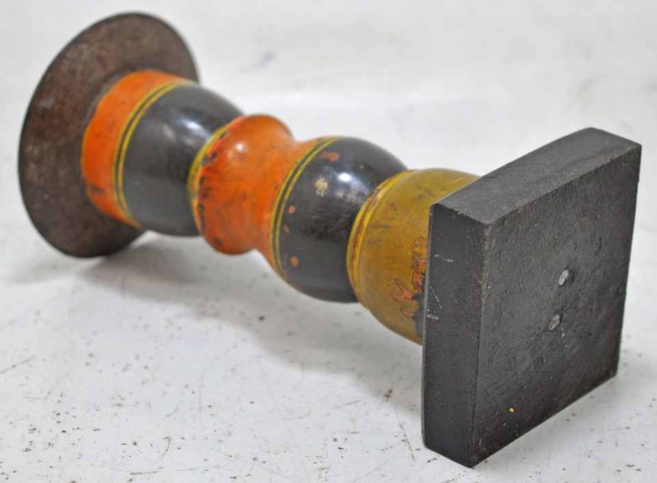 Antique Wooden Paga Leg Candle Holder Original Old Hand Carved Lacquer ...